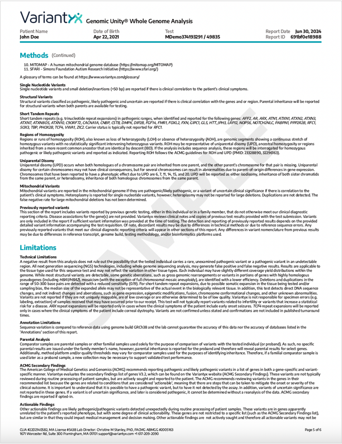 Understanding Variantyx Reports - Variantyx