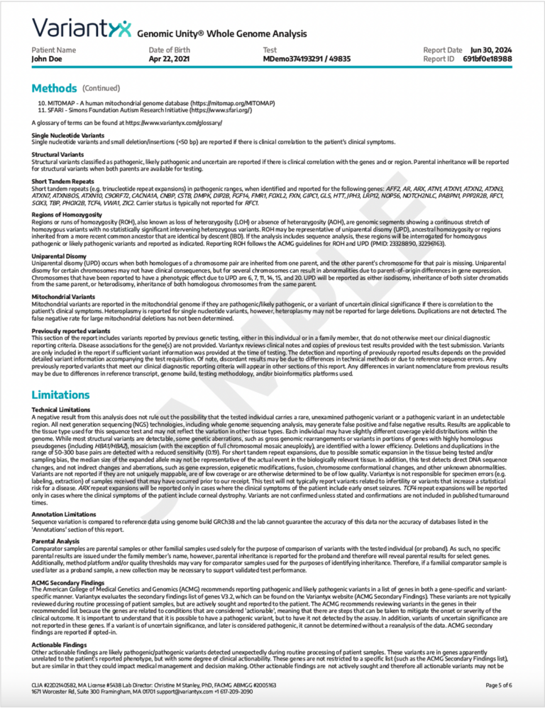 Understanding Variantyx Reports - Variantyx