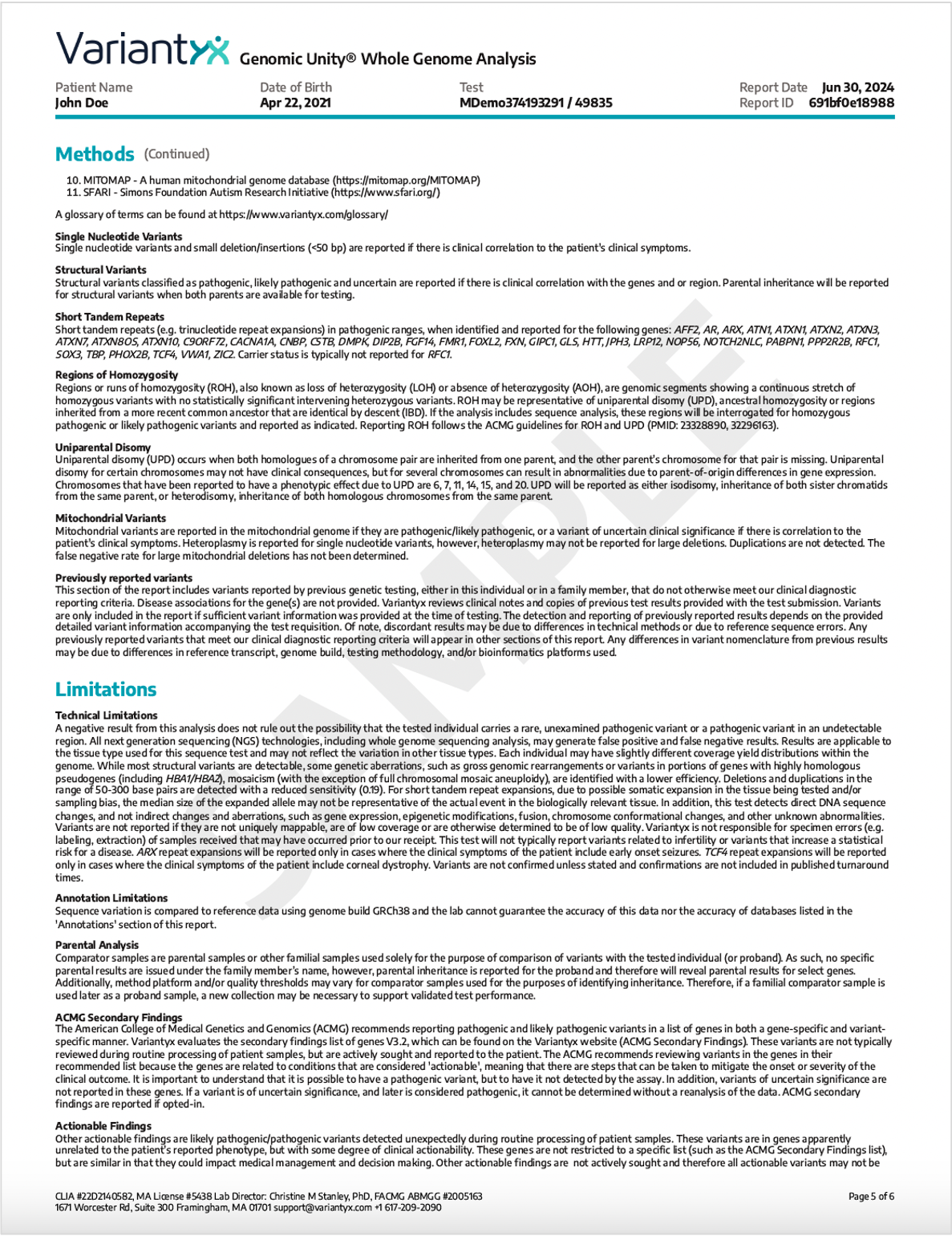 Understanding Variantyx Reports - Variantyx