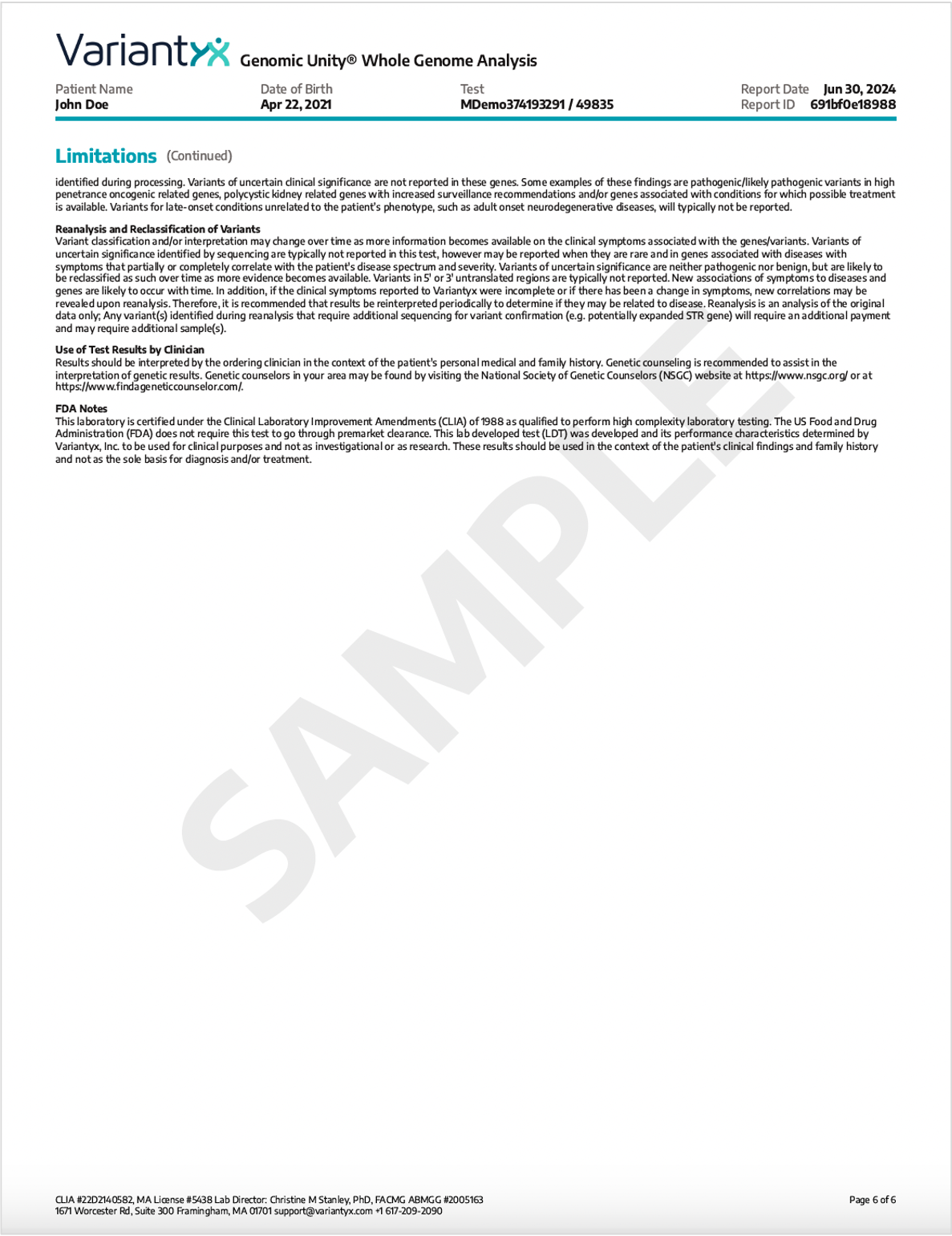 Understanding Variantyx Reports - Variantyx